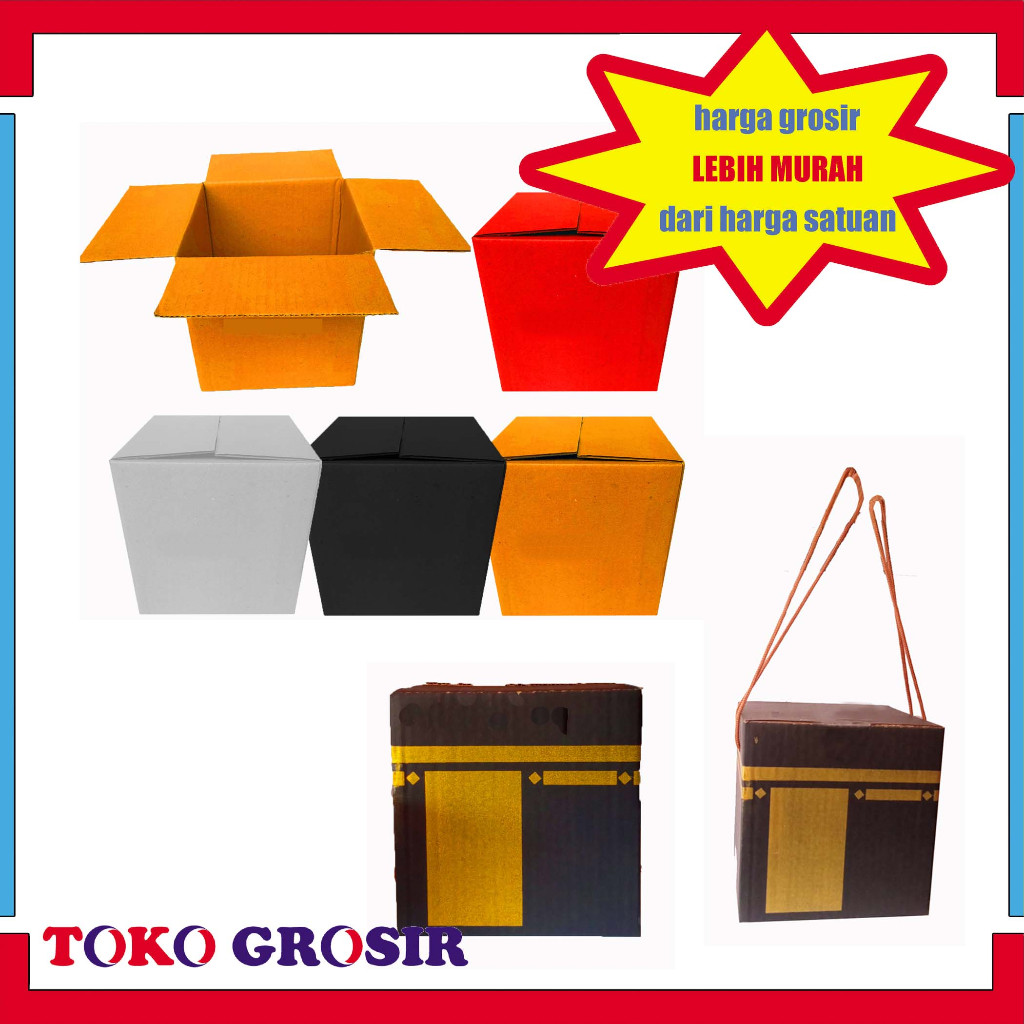 Jual Box Packing 15x15x15 cm ISI 100PCS/Kardus Packing/Karton Polos ...