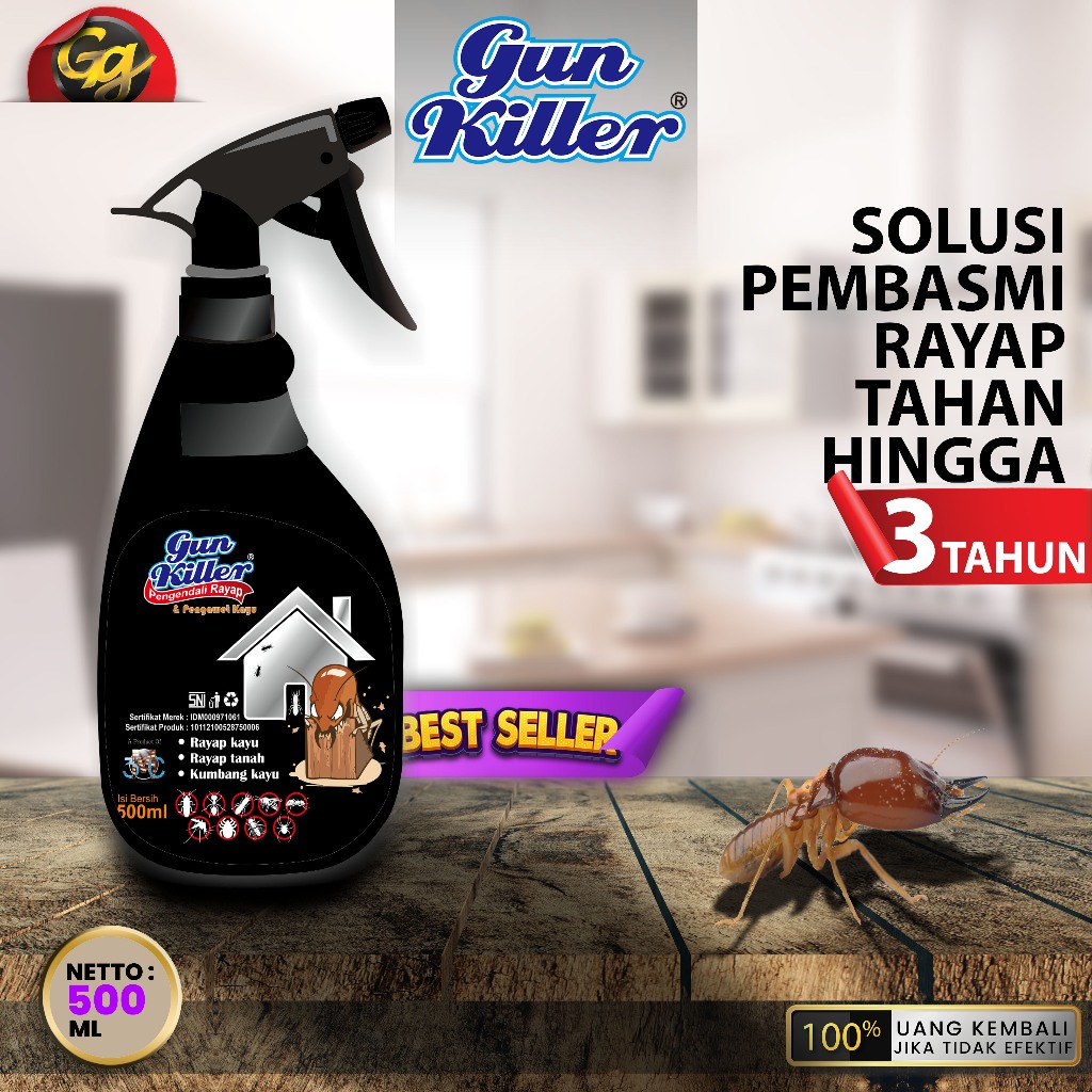 Jual gun killer pembasmi rayap anti rayap obat rayap pengawet kusen ...