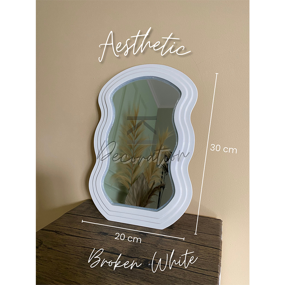 Jual [ READY STOCK ] Cermin Aesthetic / Korean Mirror / Cermin Hias ...