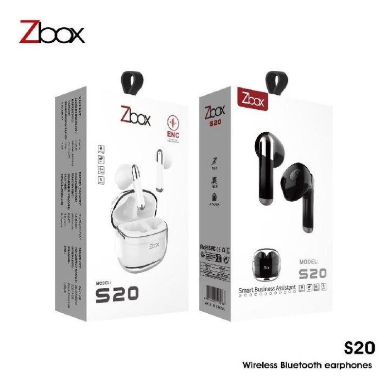 Jual EARPHONE TWS ZBOX S20 | HF BT TWS ZBOX | Shopee Indonesia