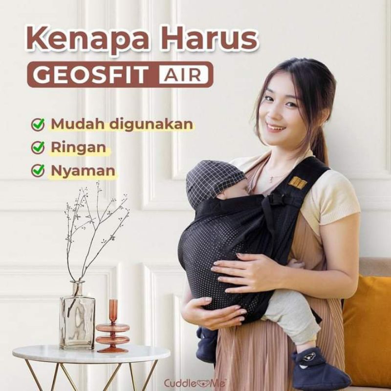 Jual CuddleMe GeosFit Solid Gendongan Samping Gendongan Mshape ...