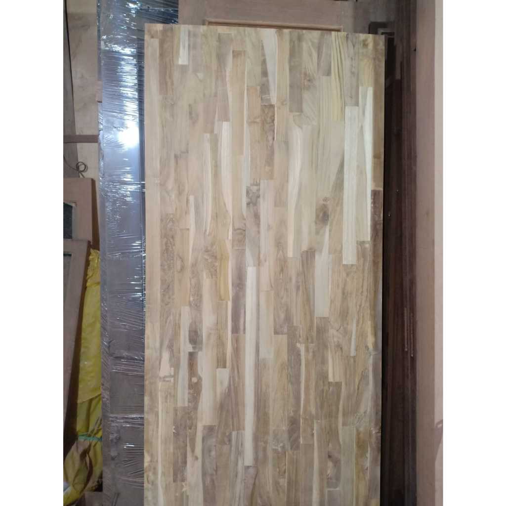 Jual Papan FJL kayu Jati Perhutani TPK ukuran 200x70x3cm Top Table FJL ...