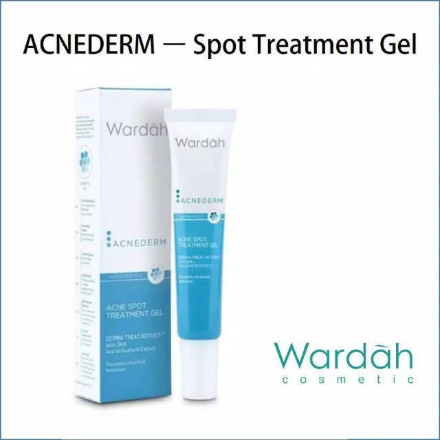 Jual Acnederm Acne Spot treatment Gel Wardah | Shopee Indonesia