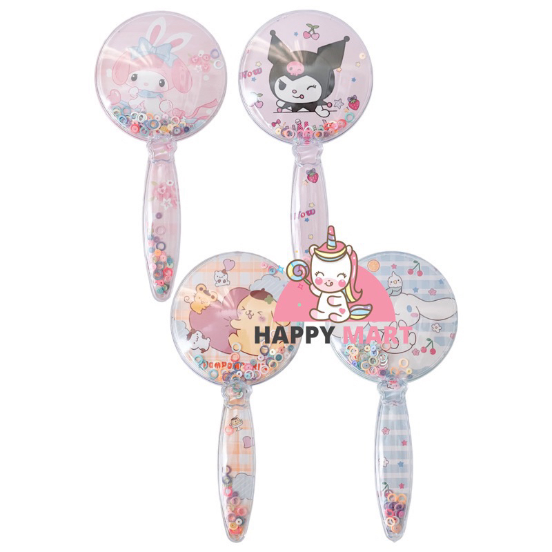 Jual sisir sparkling BULAT sanrio kuromi / melody / cinnamoroll ...