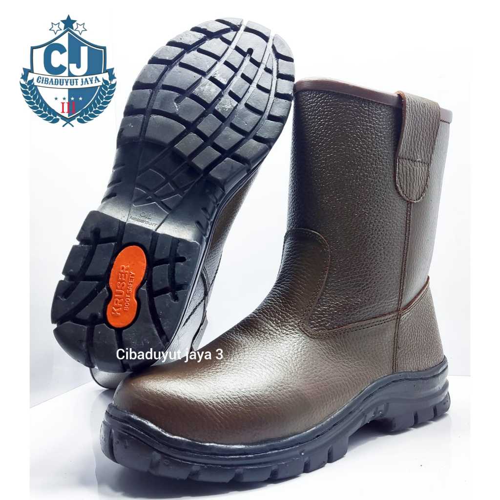 Jual SEPATU SAFETY KRUSER KULIT ASLI OUTSOLE OIL RESISTANT ANTI BARA ...