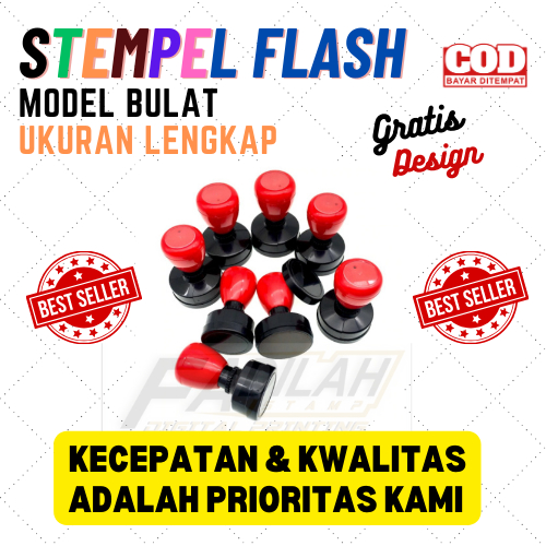 Jual Stempel Model Bulat Lengkap / Bisa Custom / free design | Shopee ...