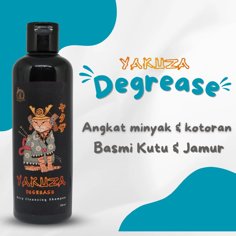 Jual Degrease Kucing Yakuza Degrease | Angkat minyak & kotoran, basmi kutu & jamur | Shopee ...