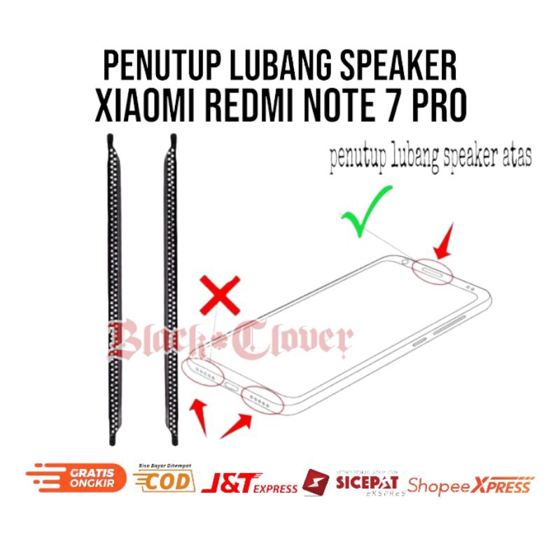 Jual Penutup Lubang Speaker Xiaomi Redmi Note 7 Pro - Saringan Spiker ...