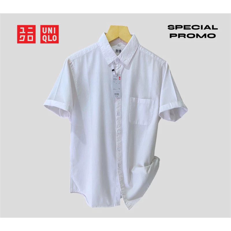 Jual UNIQLO | Kemeja Uniglo Lengan Pendek Pria Model Slimfitting ...