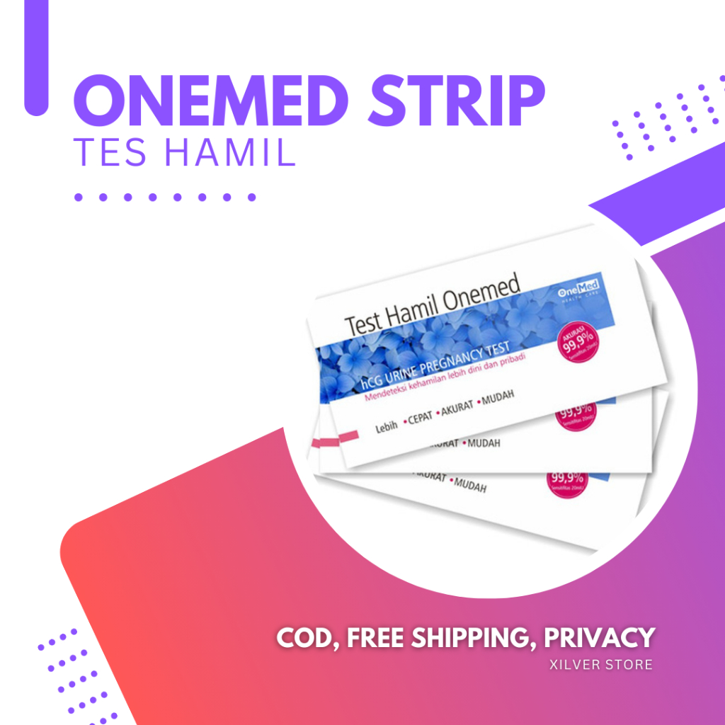 Jual Tes Hamil Onemed Strip Testpack Kehamilan HCG Tespek | Shopee ...