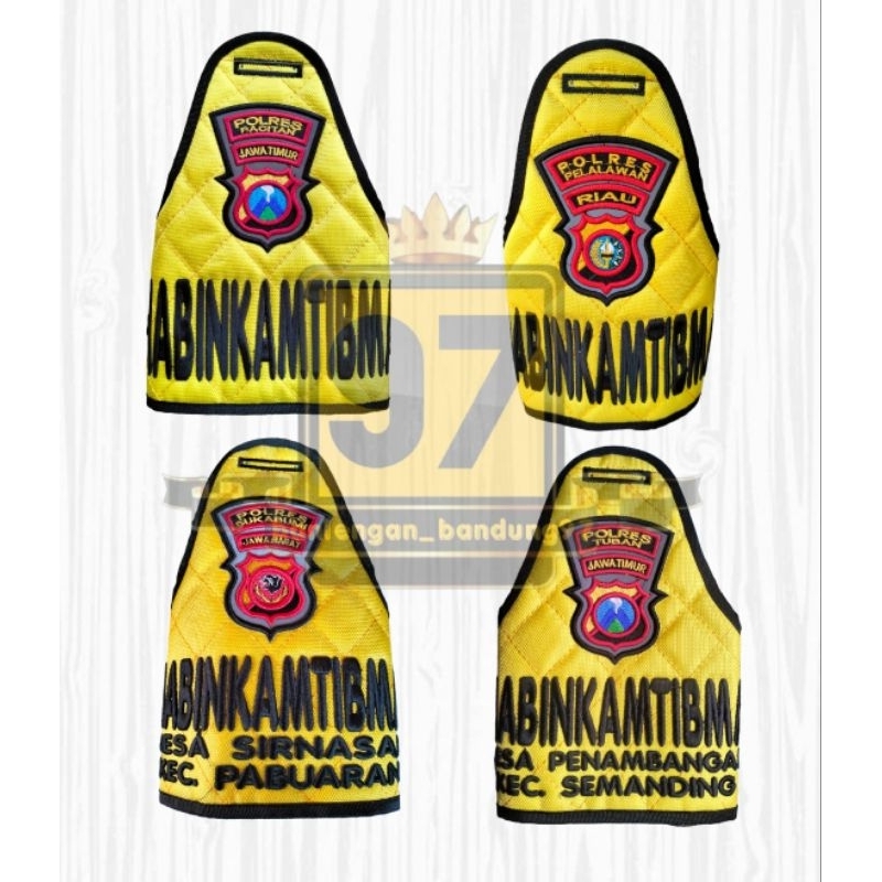 Jual ban lengan bhabinkamtibmas (bisa request polda dan polres ...