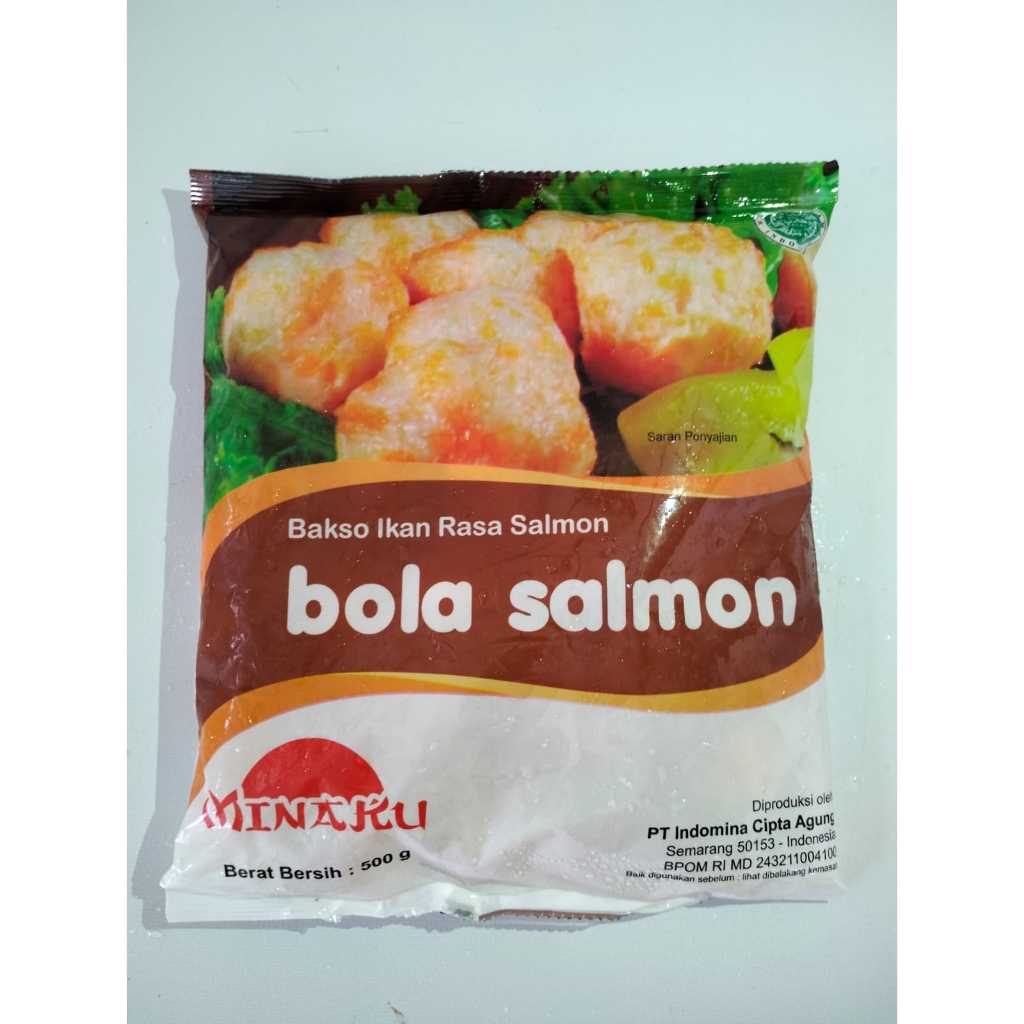 Jual MINAKU BOLA SALMON 500 GR | Shopee Indonesia