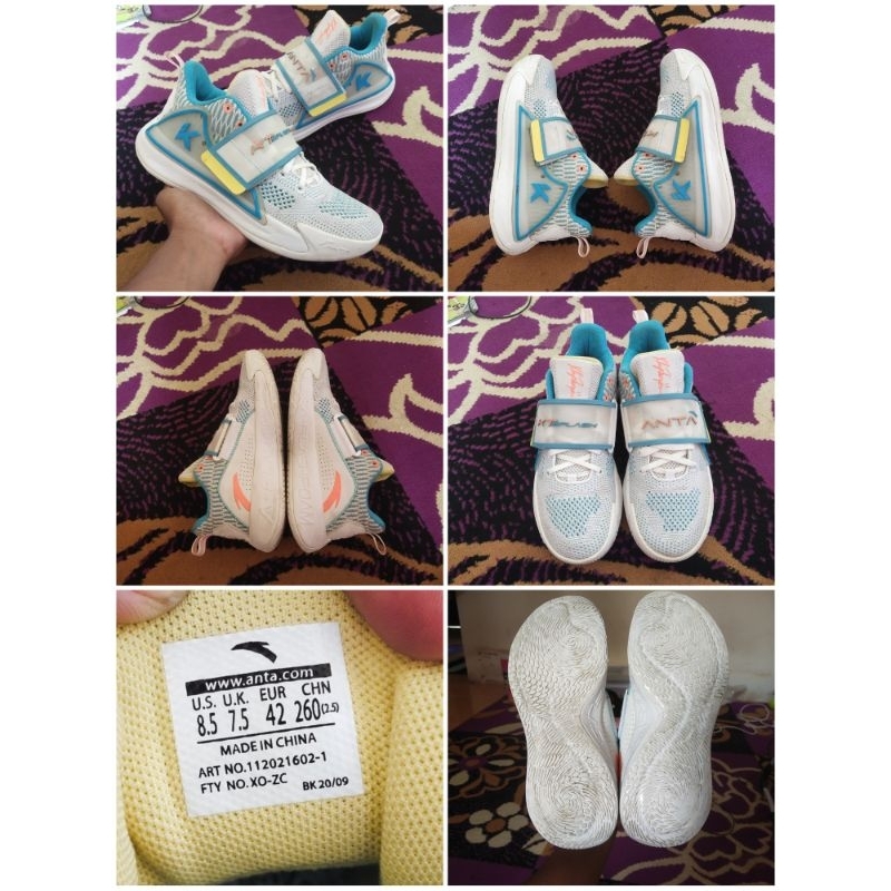 Jual Sepatu Anta Klay Thompson size 42 second original | Shopee Indonesia