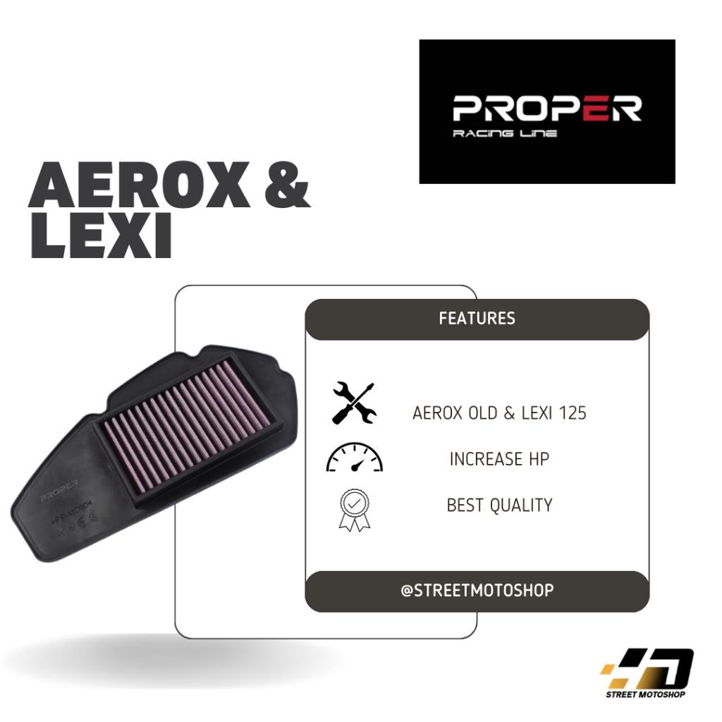 Jual Filter Udara Proper Racing Line Yamaha Nmax Aerox Old 155 Lexi 125 ... Jual Filter Udara Proper Racing Line Yamaha Nmax Aerox Old 155 Lexi 125 ...