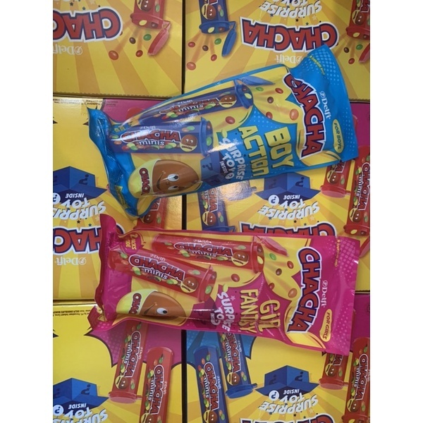 Jual DELFI CHA CHA MINIS SURPRISE 17 GRAM 1 BOX ISI 12 | CHACHA MINION ...