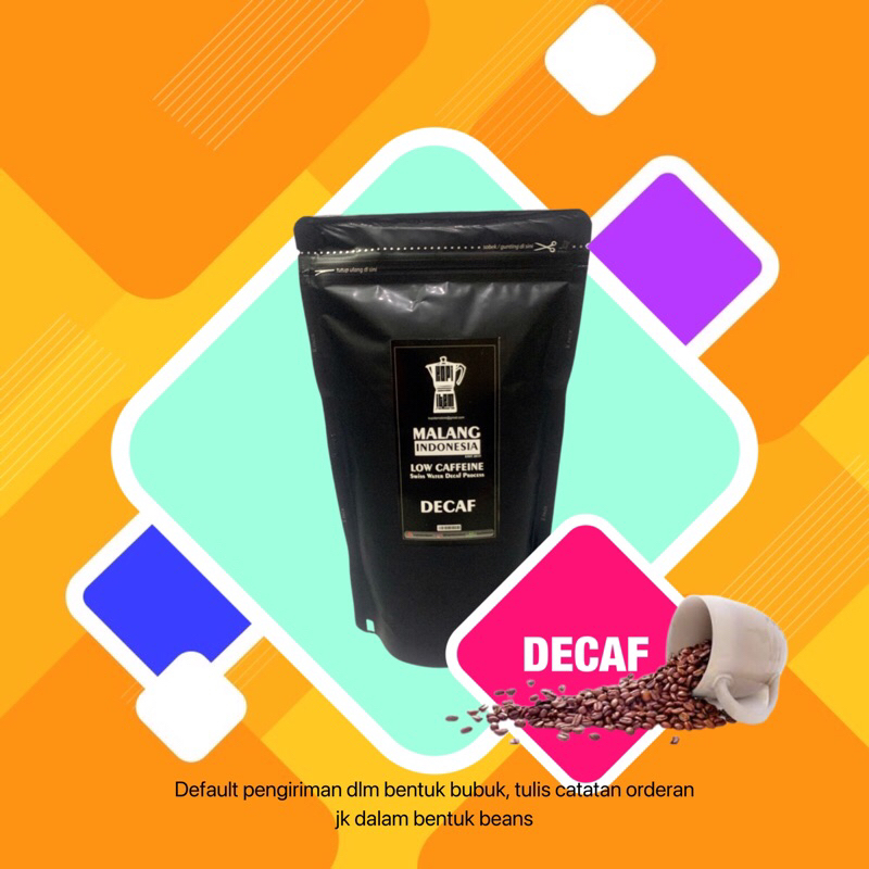 Jual KOPI DECAF 250 gram | DECAF ROBUSTA COFFEE | LOW CAFFEIN | Shopee ...