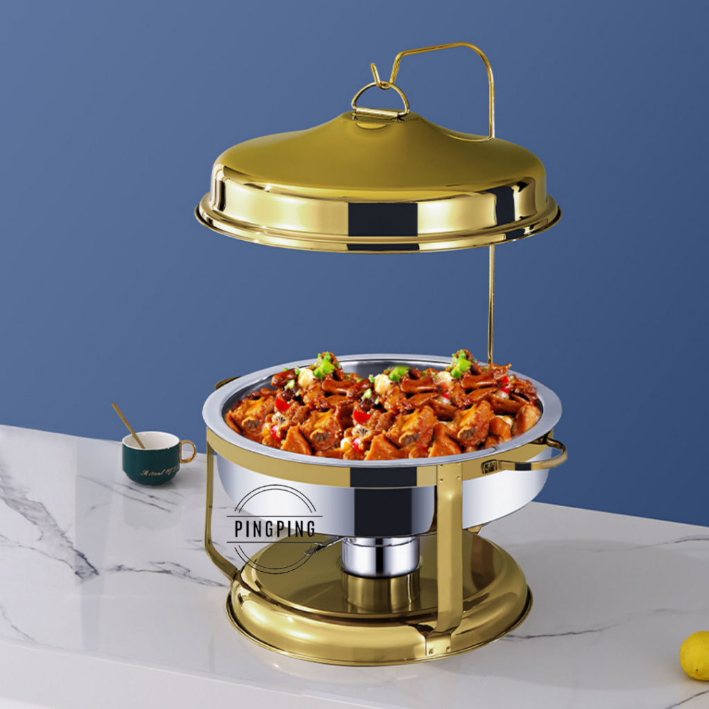 Jual Rolltop/Hanging Cover Chafer Chafing Dishes 4.5 Liter dan 9 Liter ...