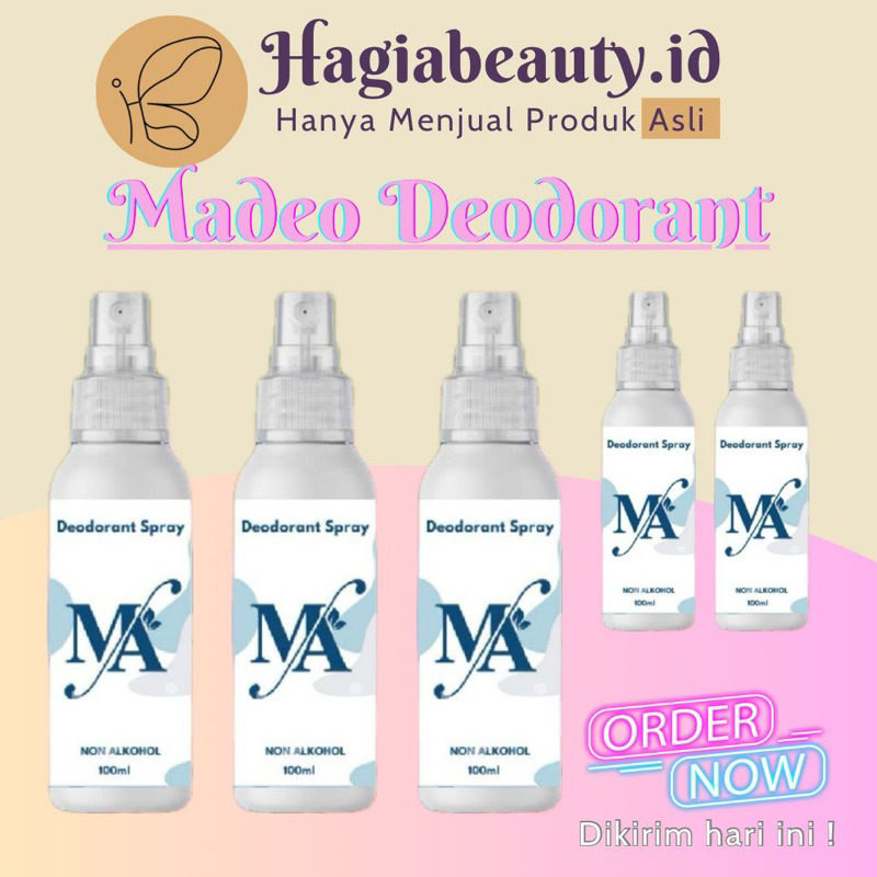 Jual MA Deodorant Spray Anti Bau Badan BPOM - HAIDEO PENGHILANG BAU ...