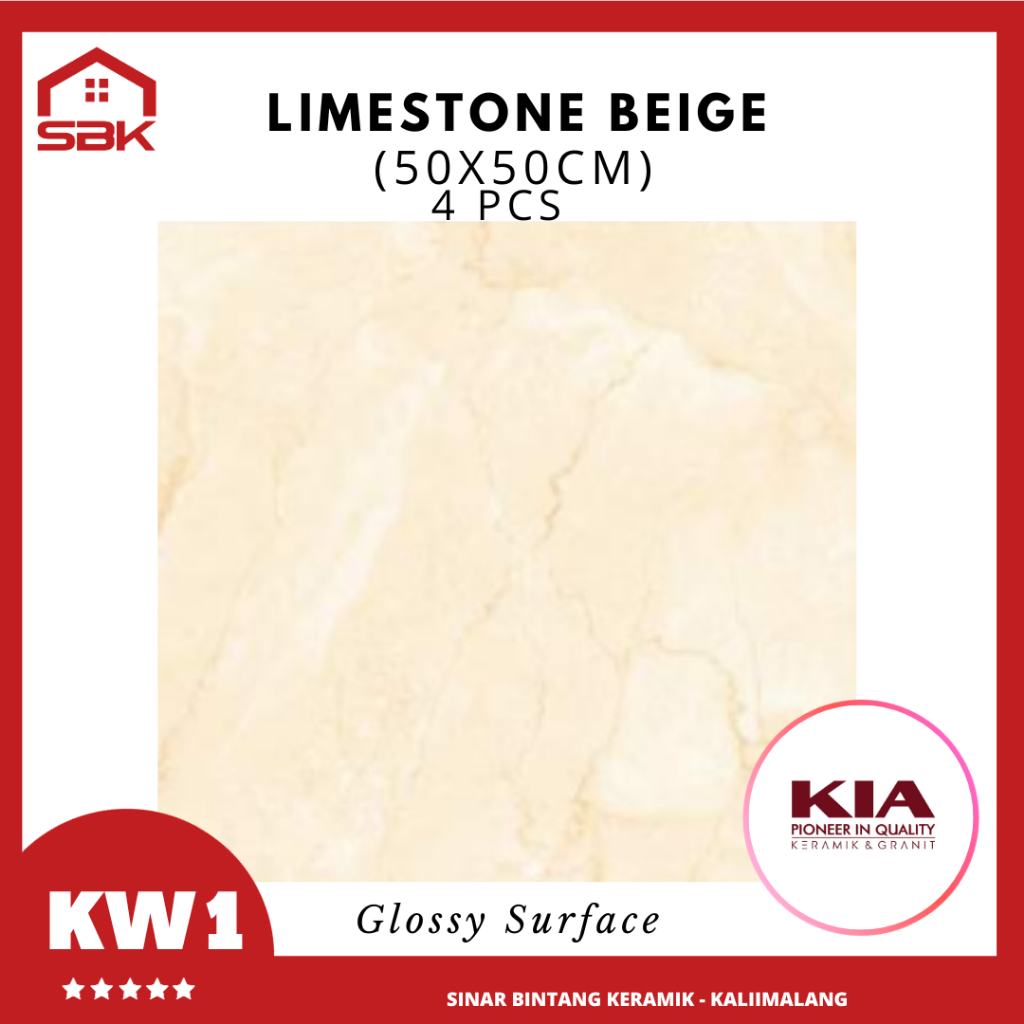 Jual Keramik Lantai 50x50 Limestone | Shopee Indonesia