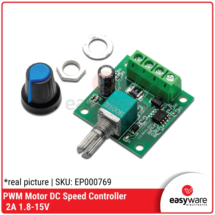 Jual PWM DC Motor Speed Regulator 1.8V 3V 5V 6V 12V-2A Module | Shopee ...