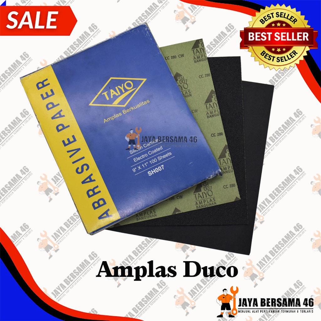 Jual Amplas Duco / Taiyo / Malvin / Toyosaki / Amplas Kertas / Amplas ...
