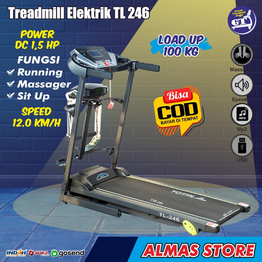 Jual Treadmill Threadmill Treadmil Tredmill Trademill Tretmil Treatmill ...