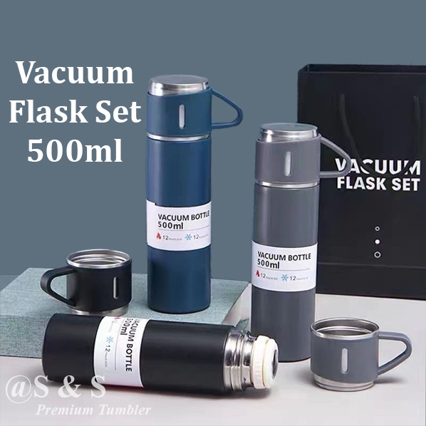 Jual (TM-002)Thermos Set Premium GIFT BOX HAMPERS 500ML 304 Stainless ...
