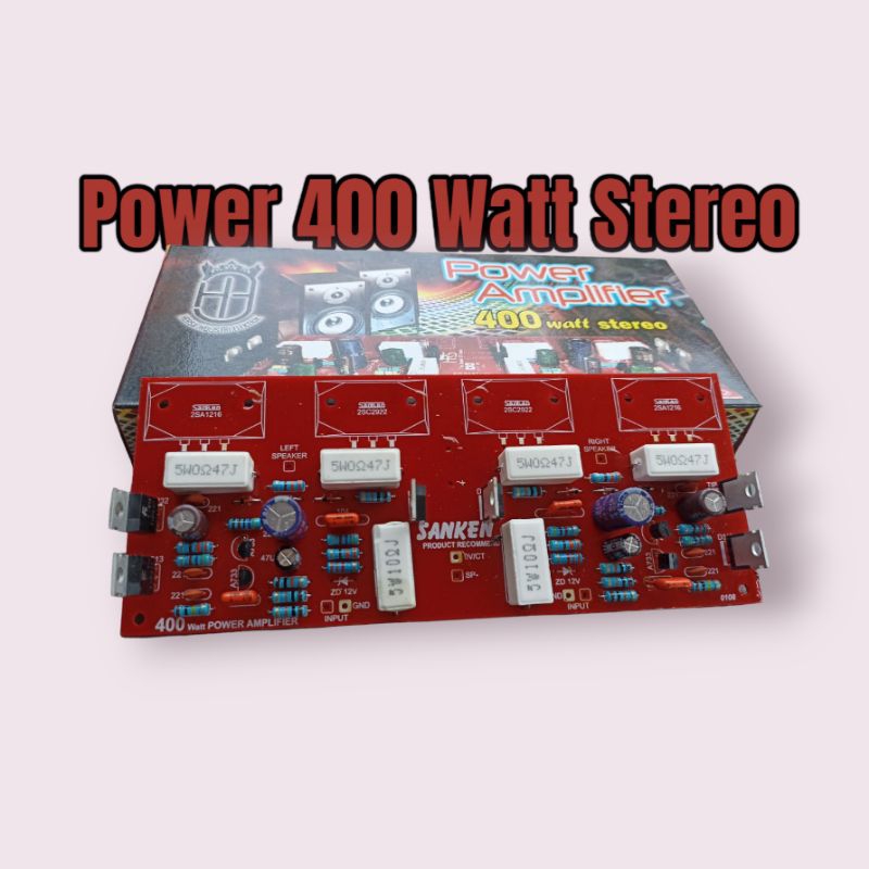 Jual Power Amplifier 400 Watt Stereo | Shopee Indonesia
