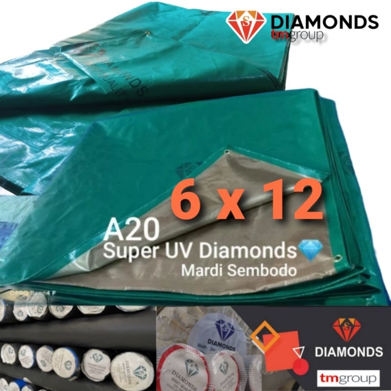 Jual TERPAL TRUK FUSO 6X12 WATERPROOF ( A20 + SUPER UV ) ORIGINAL ...