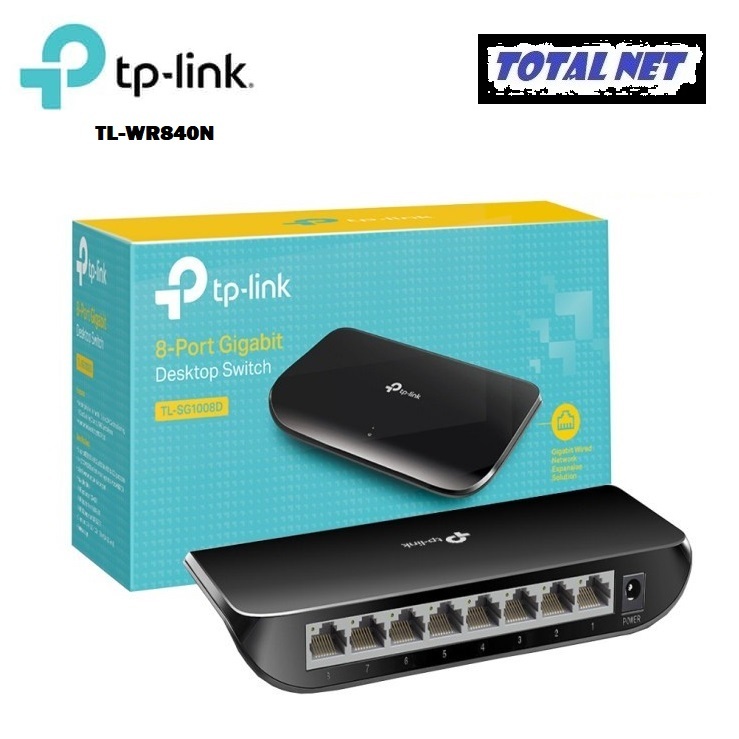 Jual TP-LINK TL-SG1008D Switch 8-Port Gigabit Desktop | Shopee Indonesia