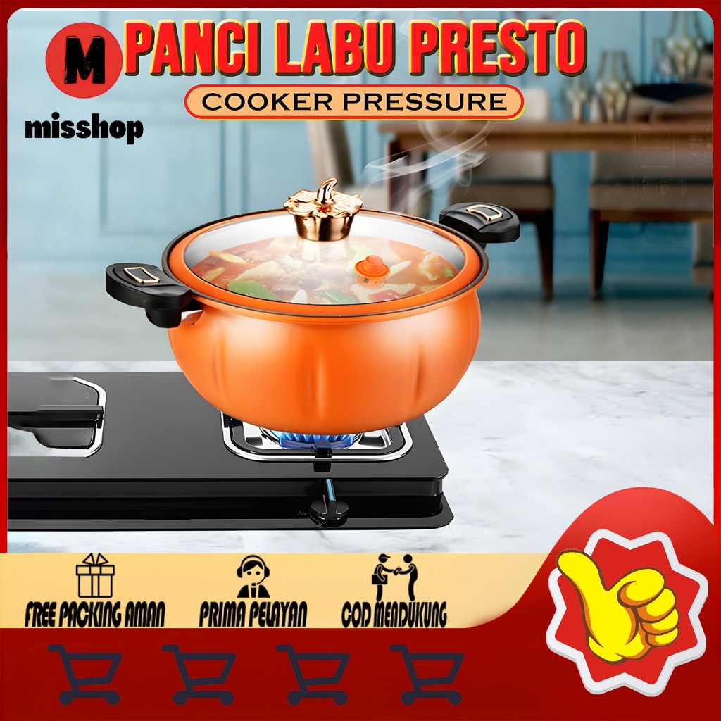 Jual Panci Presto Viral Labu Besar Kapasitas 7.5 Liter | Shopee Indonesia