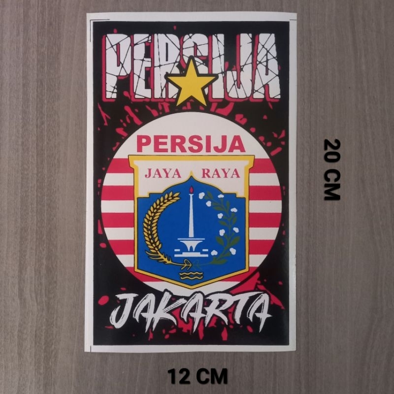 Jual STIKER PERSIJA JAKARTA VINYL UKURAN 12×20 CM | Shopee Indonesia