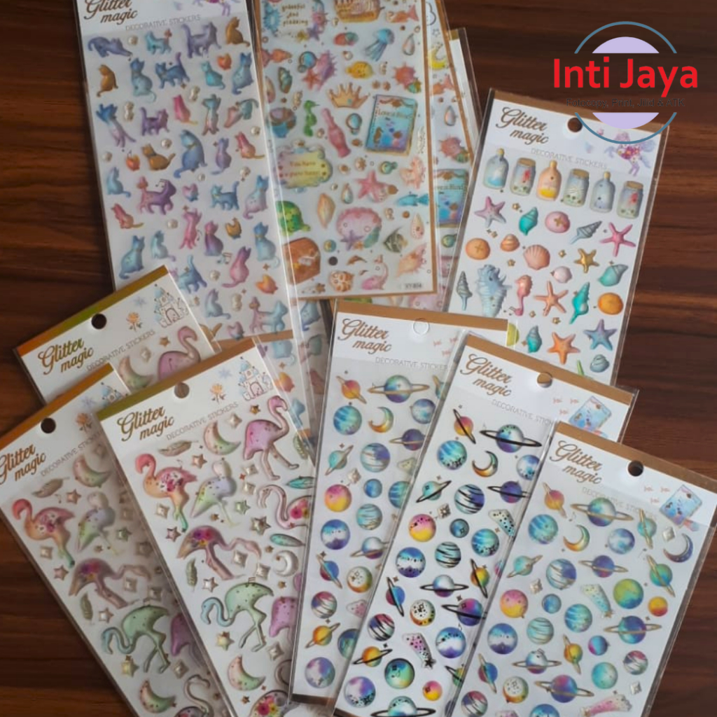 Jual Sticker/ Tempelan/ Sticker Glossy | Shopee Indonesia