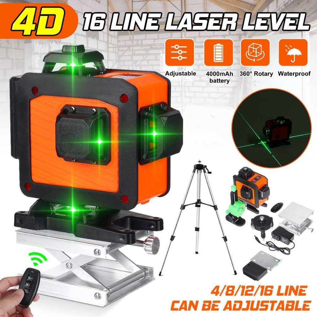 Jual Bull Laser Level 16 Lines (Green Line) | Shopee Indonesia