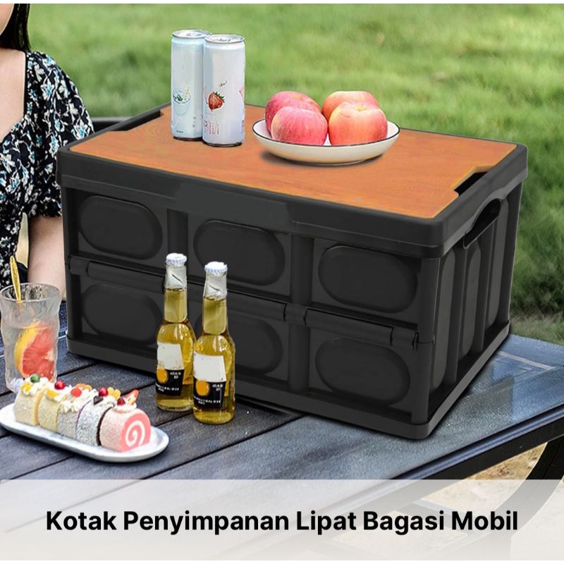 Jual Kotak box lipat piknik campervan multifungsi / foldable storage ...