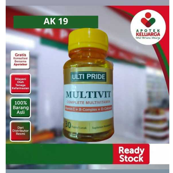 Jual ULTIPRIDE MULTIVIT COMPLETE MULTIVITAMIN | Shopee Indonesia