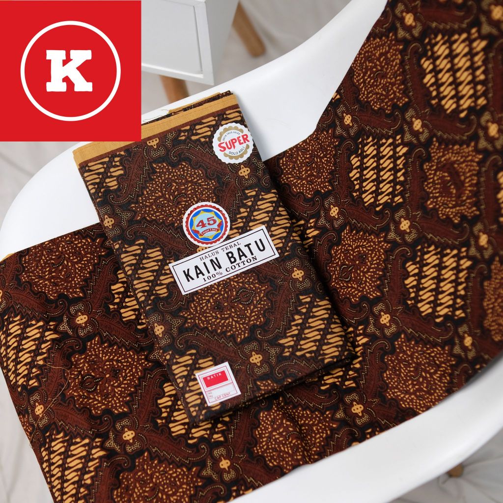 Jual Kain Batik jarik jawa asli cap 45 - kain batik panjang - samping panjang tebal lembut ...