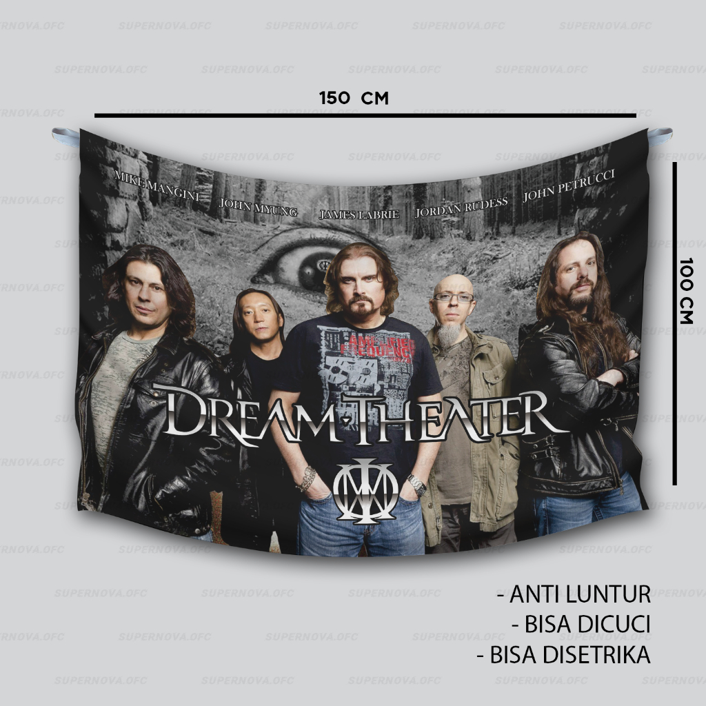 Jual POSTER KAIN BAND METAL DREAM THEATER | Shopee Indonesia