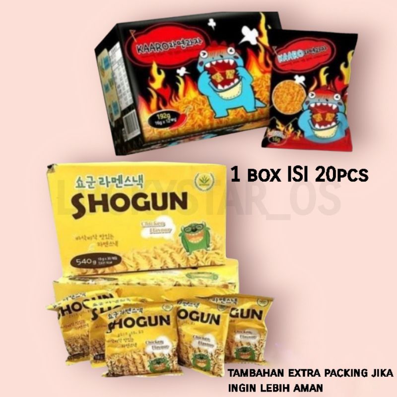Jual SHOGUN KAARO MIE SHOGUN KOREA / MIE KAARO SPICY 1 BOX ISI 20PCS ...