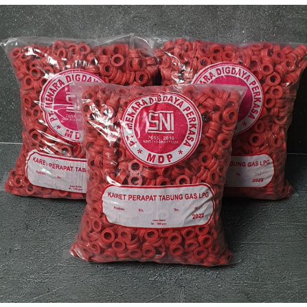 Jual Termurah Karet Seal Sil Elpiji LPG Merah SNI / Karet Seal Gas ...