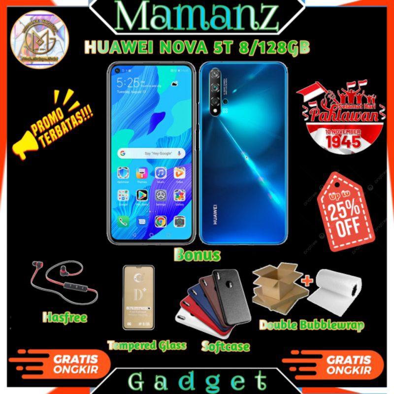 Jual Huawei Nova 5T 8/128Gb ex Resmi murah | Shopee Indonesia