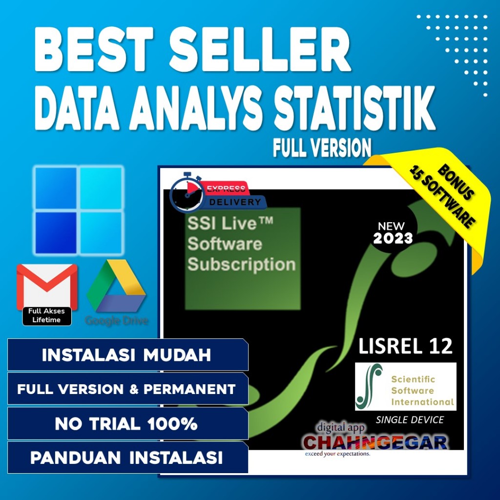 Jual Lisrel 12 Pro Full Version / Lisrel 8 Lifetime | Shopee Indonesia