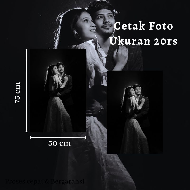 Jual CETAK FOTO 20RS UKURAN (50X75 CM) PROSES CEPAT DAN BERGARANSI. | Shopee Indonesia