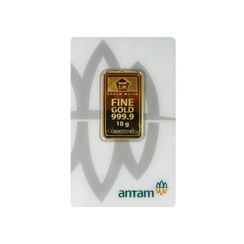 Jual Logam Mulia LM Emas Batangan Antam10gr 10gram | Shopee Indonesia