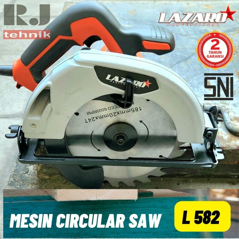 Jual Circular Saw Mesin Gergaji Mesin Potong Kayu Triplek Lazaro L582 ...