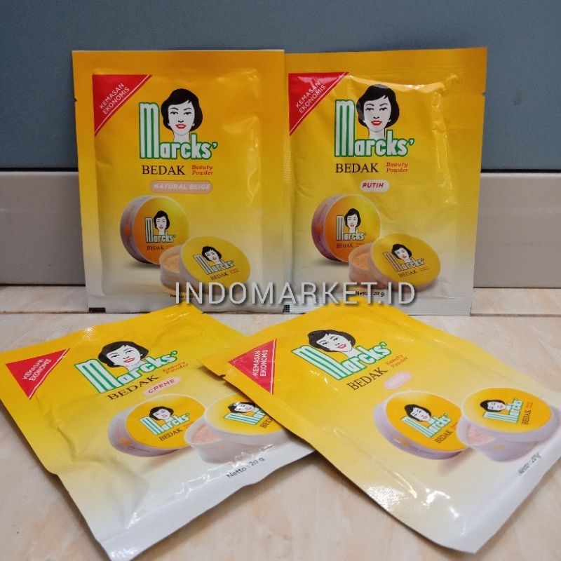 Jual INDOMARKET.ID / Marcks' bedak beauty powder 20g / Marcks' / Bedak ...