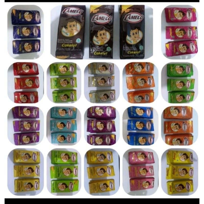 Jual PAKET ES CAMELO ISI 240 PICS 18 RASA | Shopee Indonesia