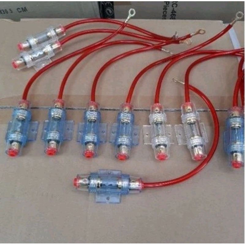 Jual Sikring / Fuse tabung 60 Amper, amplifier power audio mobil ...