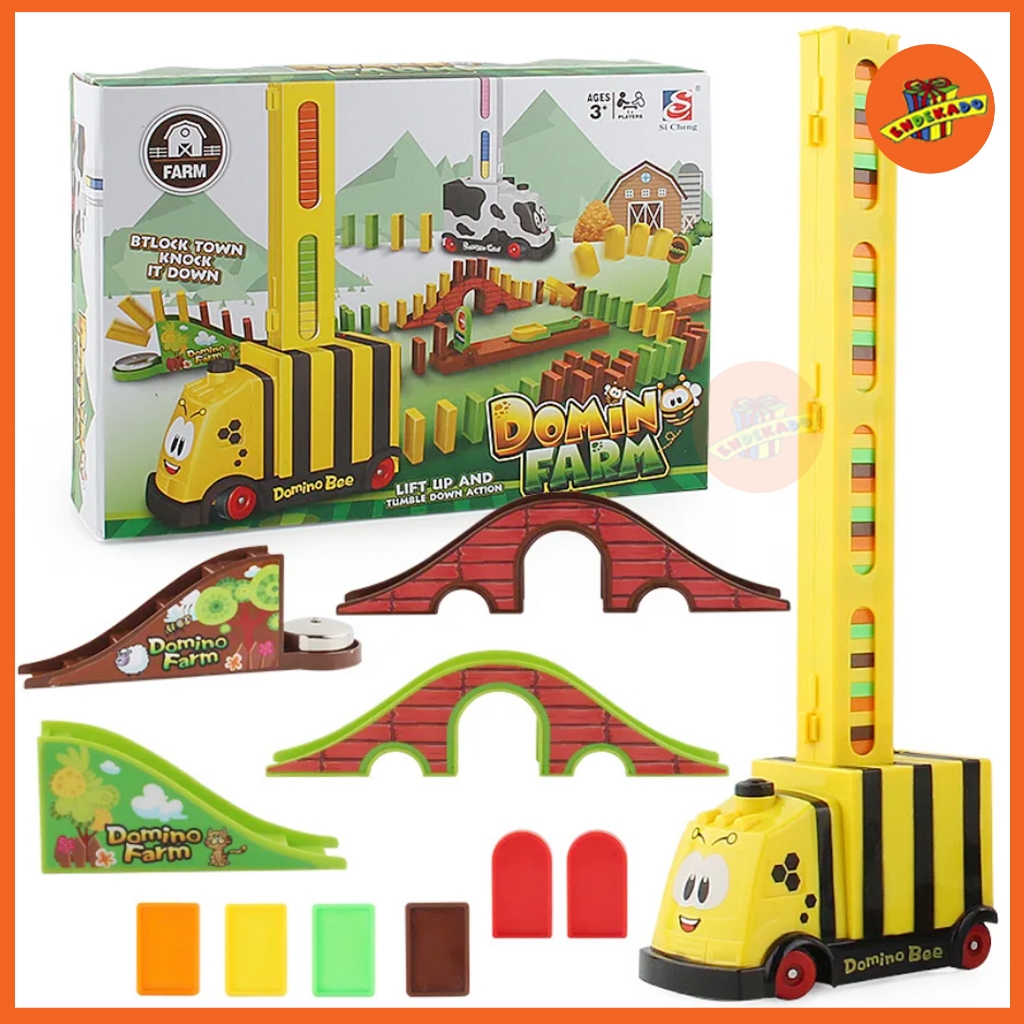 Jual Mainan Domino Bee Train Domino Farm Lebah | Shopee Indonesia