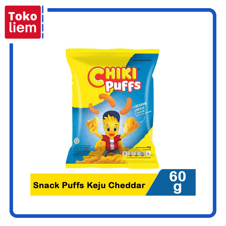 Jual Chiki Snack Puffs Cheddar Cheese 60G | Shopee Indonesia